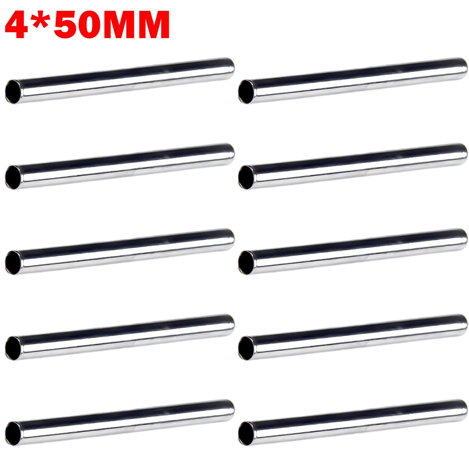 10Pc Stainless Steel Temperature Probe Shell Single Head Small Steel ...