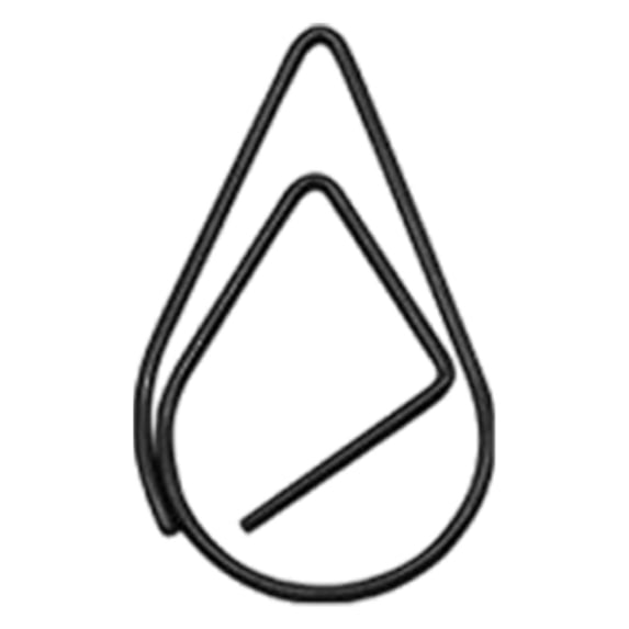 10Pc Teardrop Metal Paper Clips, Decorative Paper Clips, Cute Waterdrop ...