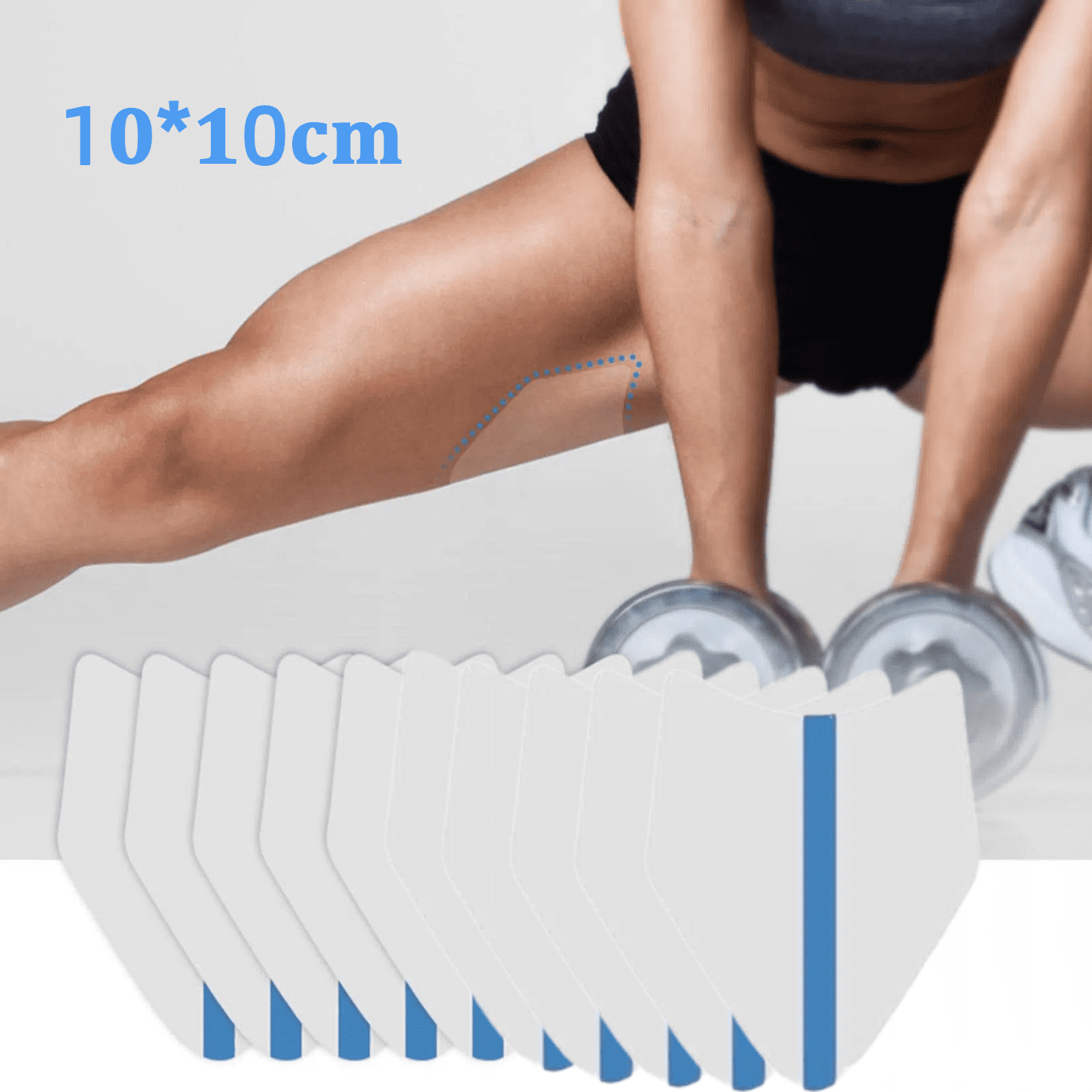 10Pc Thigh Lift Tape | Thigh Chafing Skin Transparent Thighs Prevention ...