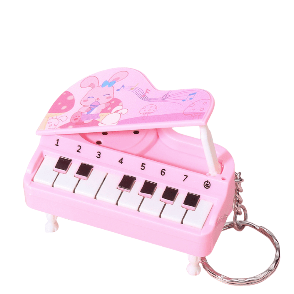 10Pcak Micro Piano Toy Keychain, Portable Keyboard Instrument Keychain ...