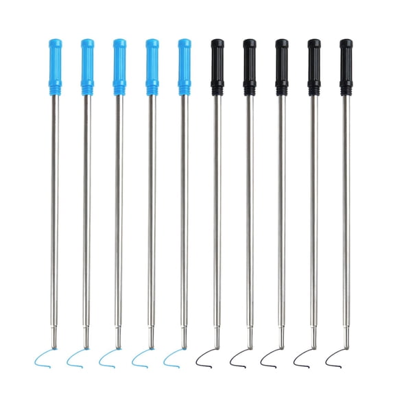 10Pcs 1.0mm Point Pen Refills Points Refill Metal Ballpoint Pens ...