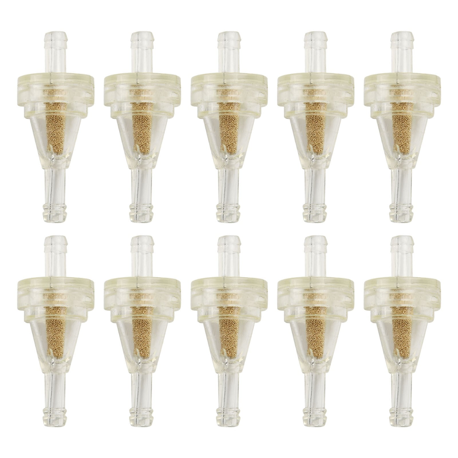 10Pcs 1/4\" Motorcycle Inline Fuel Filter for Dirt Bike for Atv Utv ...