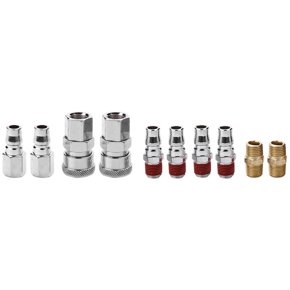 Air Hose Fittings for Home Improvement in Various Sizes and Materials