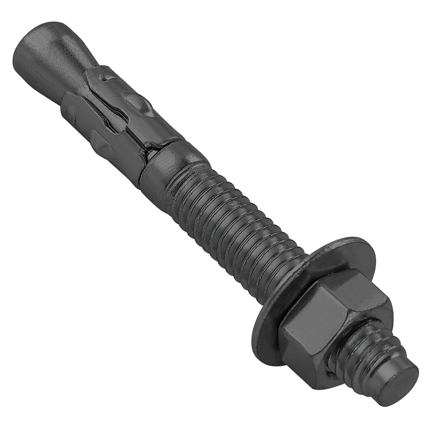 10Pcs 1/4x3 Inch Standard Fasteners for Heavy-Duty Black Wedge Anchors ...