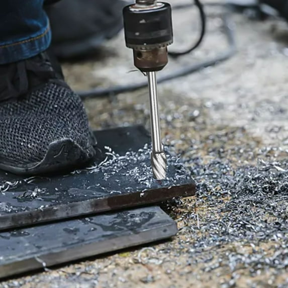 10Pcs 1/8 Hss Router Drill Bits Set Rotary Burrs Tool Wood Metal ...