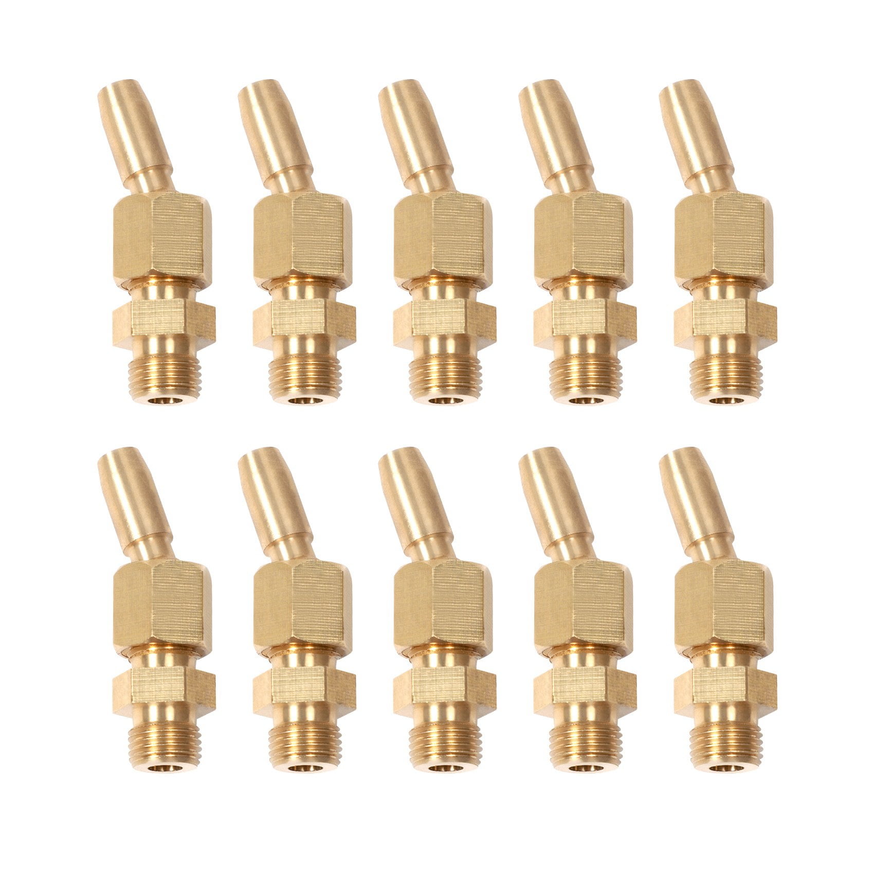 10Pcs 1/8 Inch DN6 Brass Gushing Water Fountain Nozzles Universal Water ...