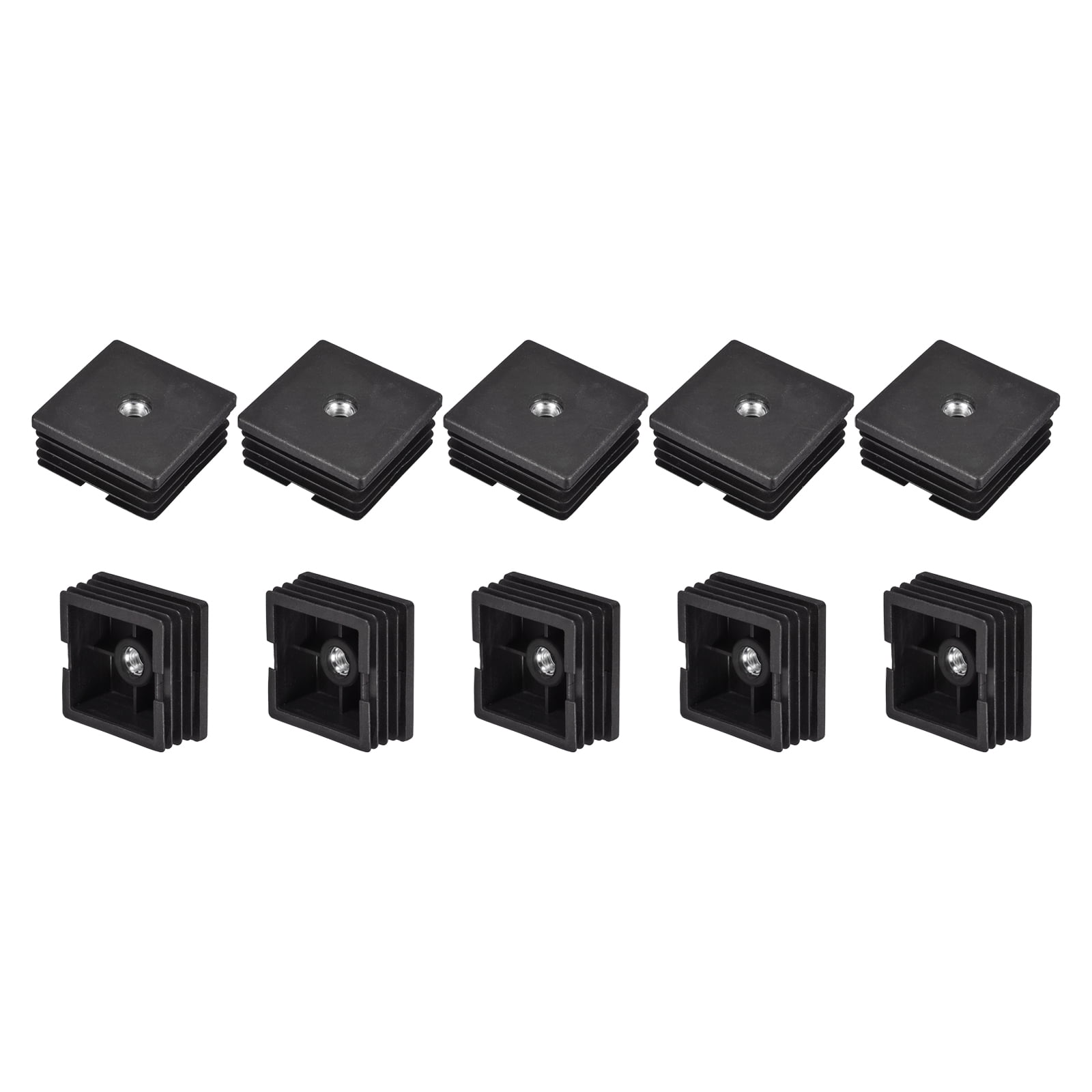 10Pcs 1.97"x1.97" Caster Insert with Thread, Square M8 Thread for ...
