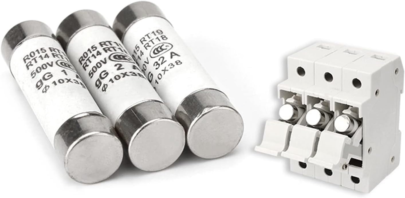 10Pcs 10 * 38 Fast Blow Ceramic Fuse 10x38mm Fuse 500V 1A 2A 3A 4A 5A ...