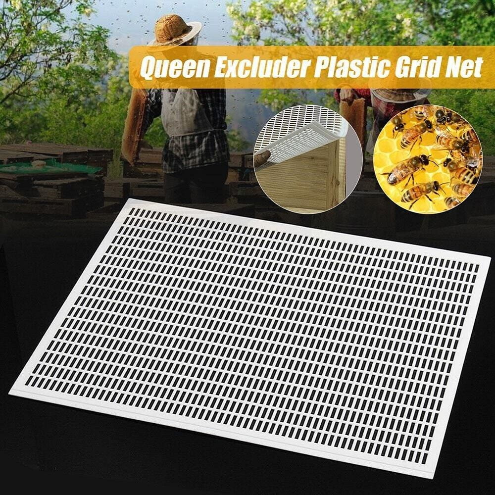10Pcs 10 Frame Plastic Queen Bee Excluder, Separation Grid Beekeeping ...