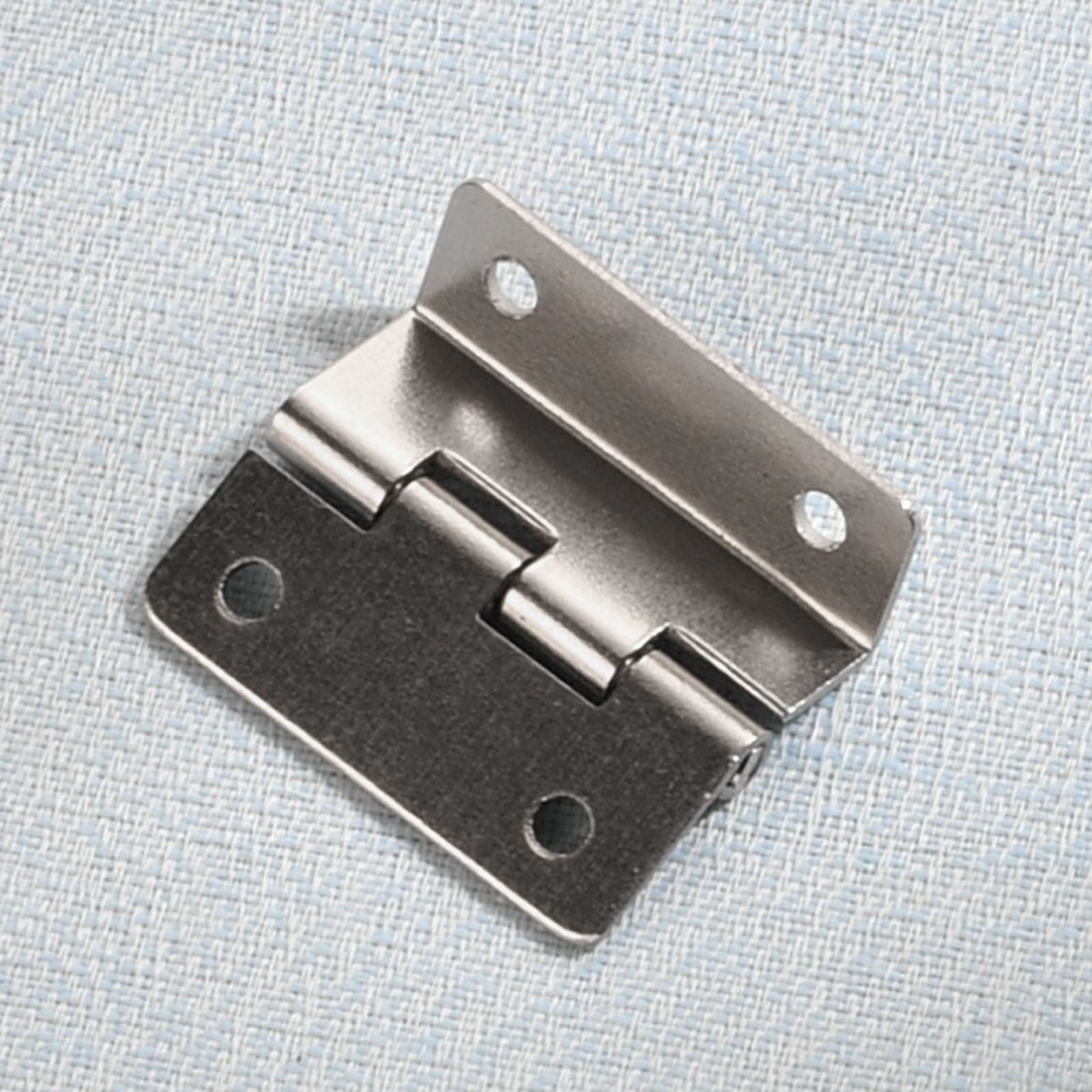 10Pcs/100Pcs Tri-Fold Hinge Nickel Plated Silver Wooden Box Hinge ...