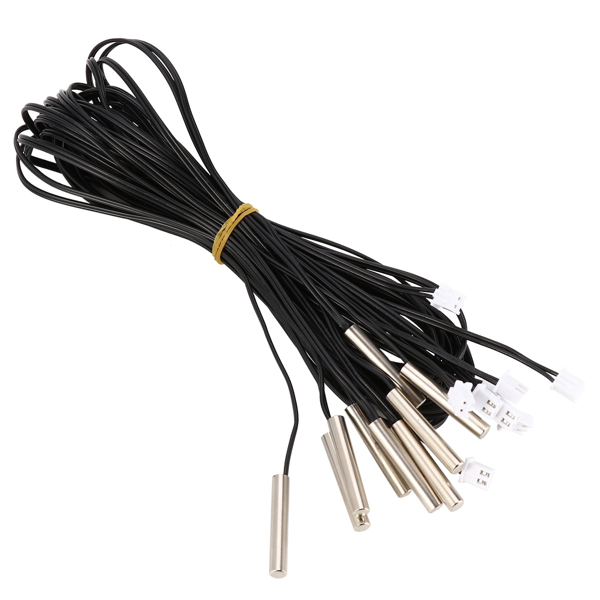 10Pcs 10K Waterproof Thermistor Temperature Probes for Refrigerant Air ...