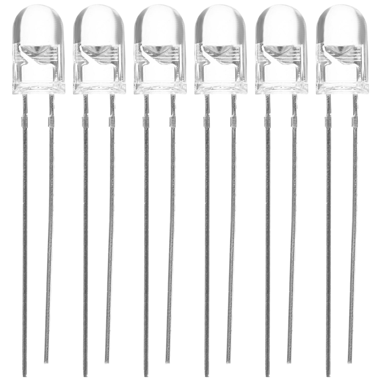 10Pcs 10mm LED Light Diodes Clear Led Light Emitting Diodes ...