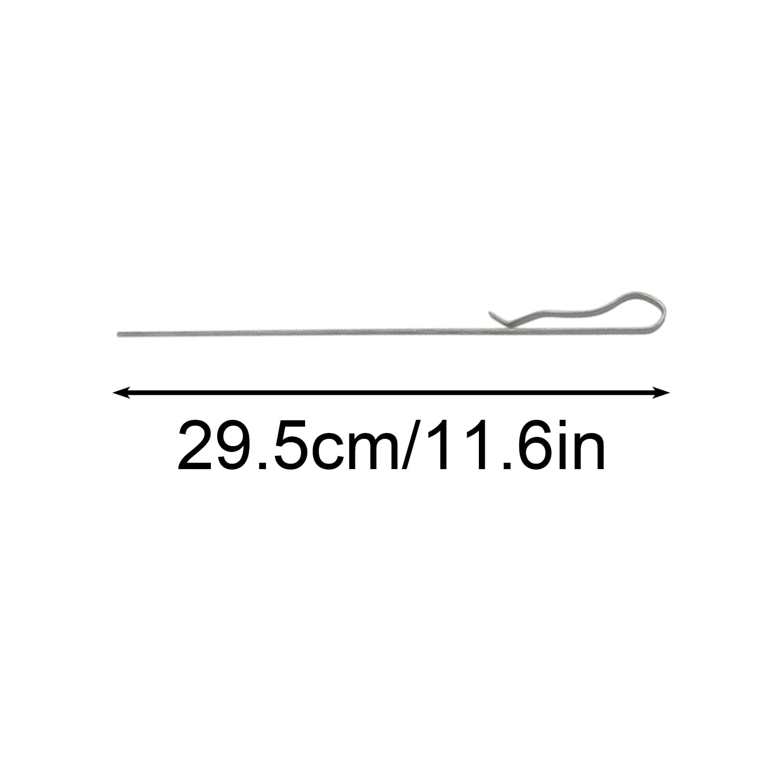 10Pcs 11.6 Inch Grilling Skewer, Stainless Steel BBQ Skewers for Kebabs ...