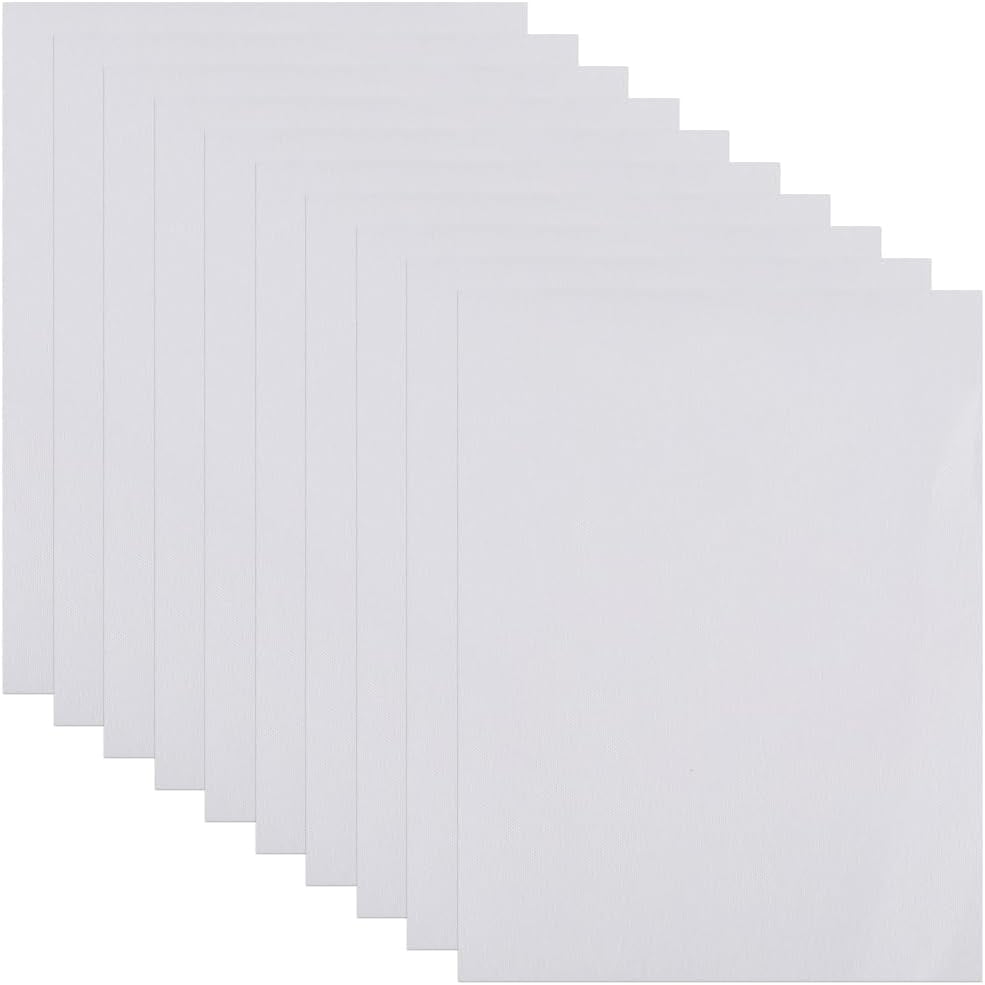 10Pcs 11.6"x8.2" Water Soluble Stabilizer Embroidery Paper Dissoluble ...