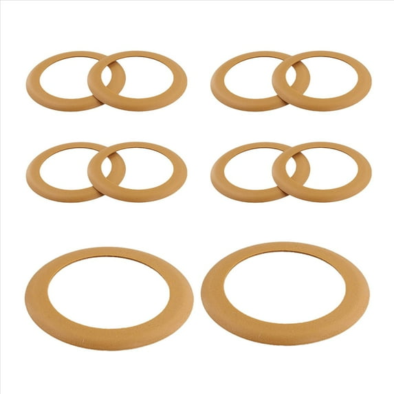 10Pcs 1100W Dental Compressor Use Pistons Polyimide Rubber Ring Oil ...