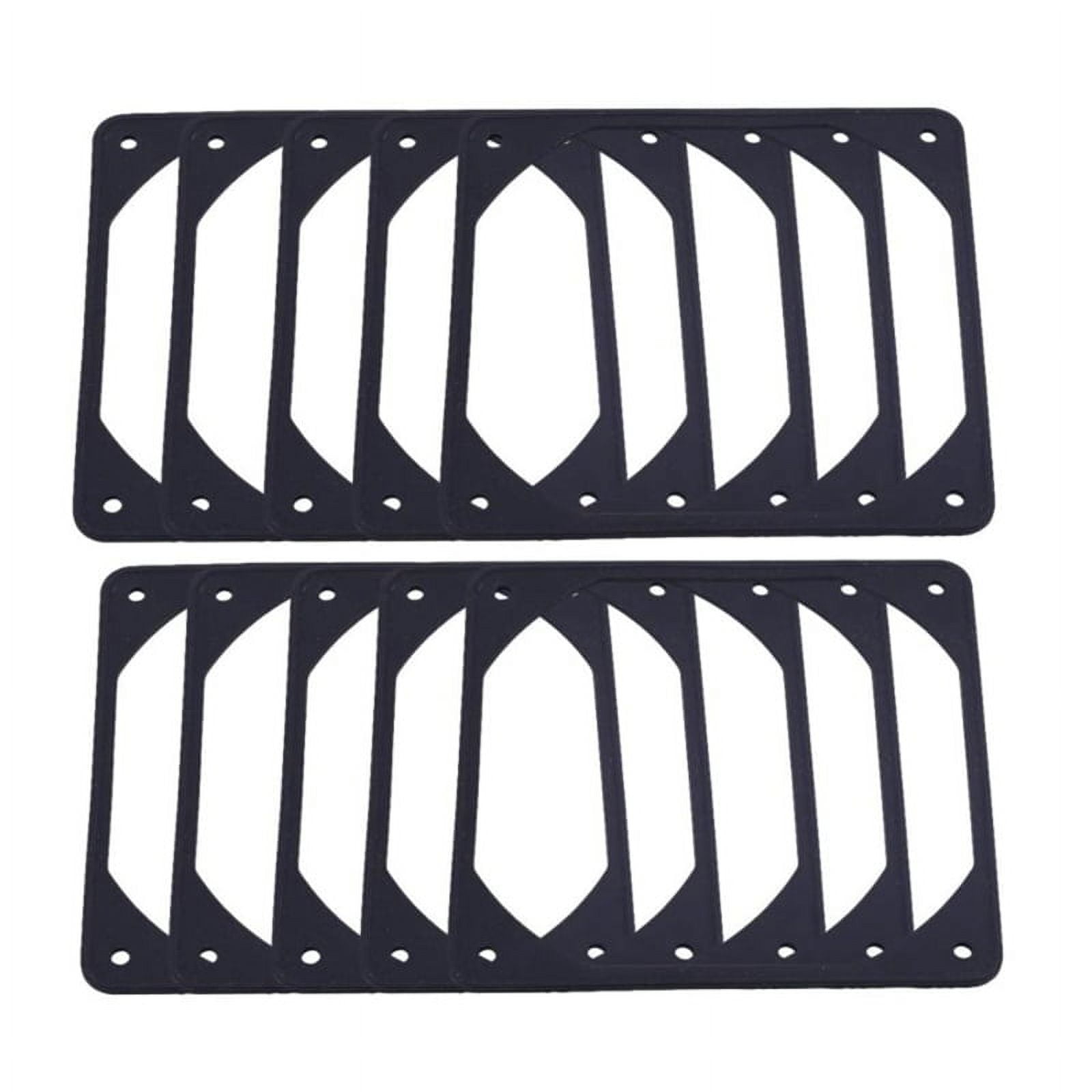 10Pcs 120mm Anti-Vibration Silicon Fan Gasket Noise Reducing Gasket Pad ...