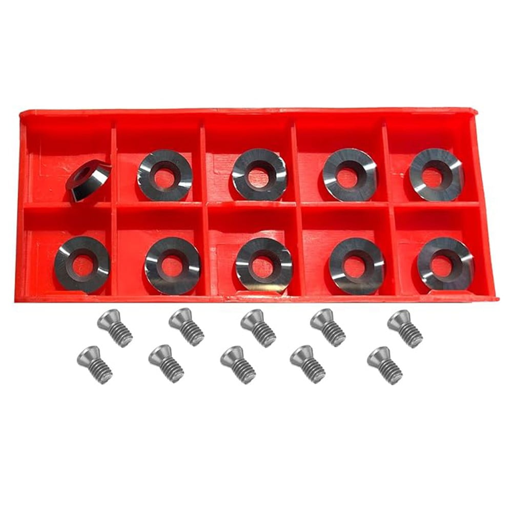 10Pcs 12Mm Replacement Ci3 Carbide Inserts For Wood Turning Tools ...