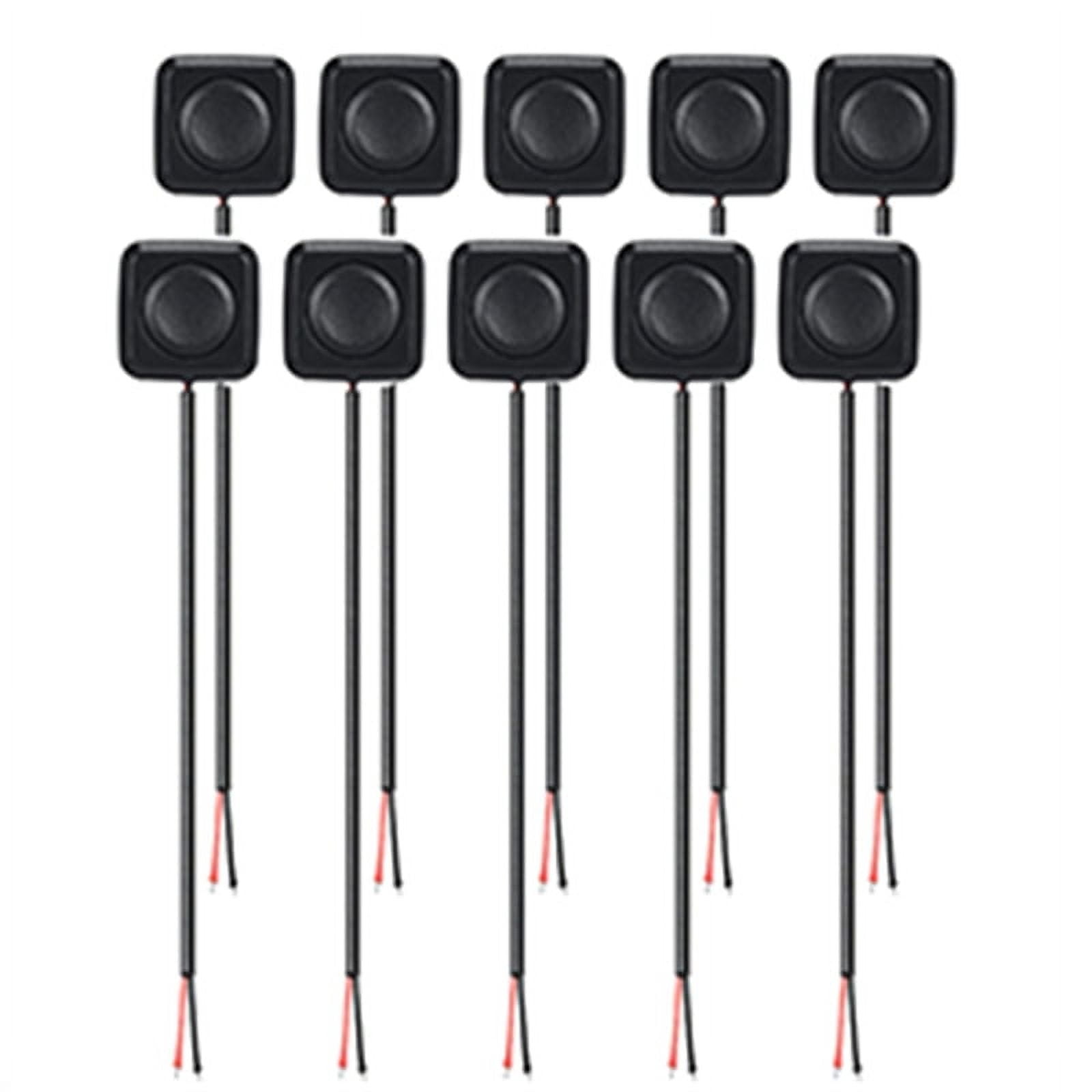 10Pcs 12V/24V Mini Momentary Push Button ON/ Switch, Mount, Easy ...