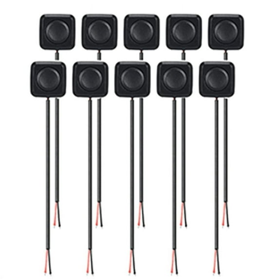 10Pcs 12V/24V Mini Momentary Push Button ON/ Switch, Mount, Easy ...
