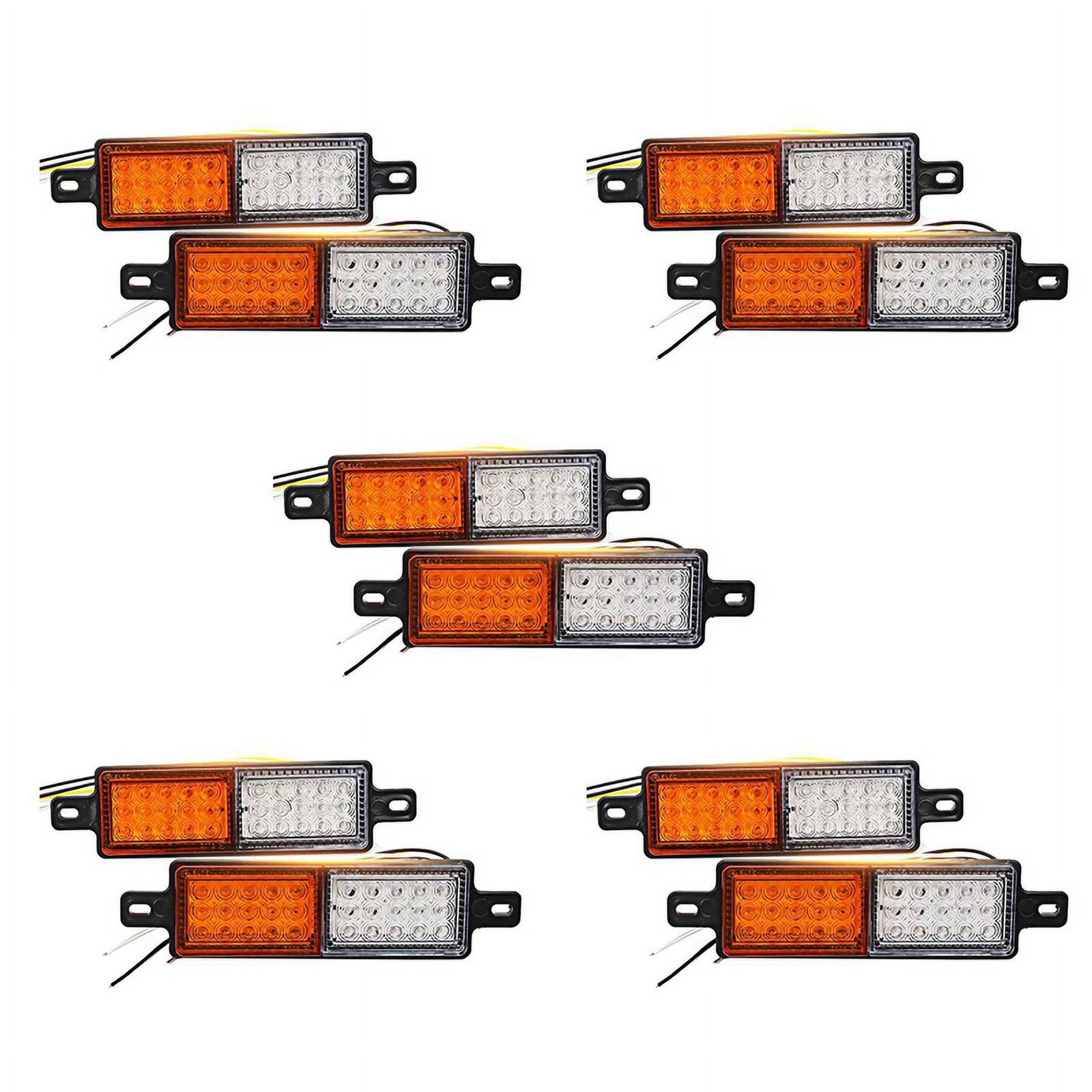 10Pcs 12V 30 LED Car Truck Bull Bar Light Bullbar Front Bumper Light ...