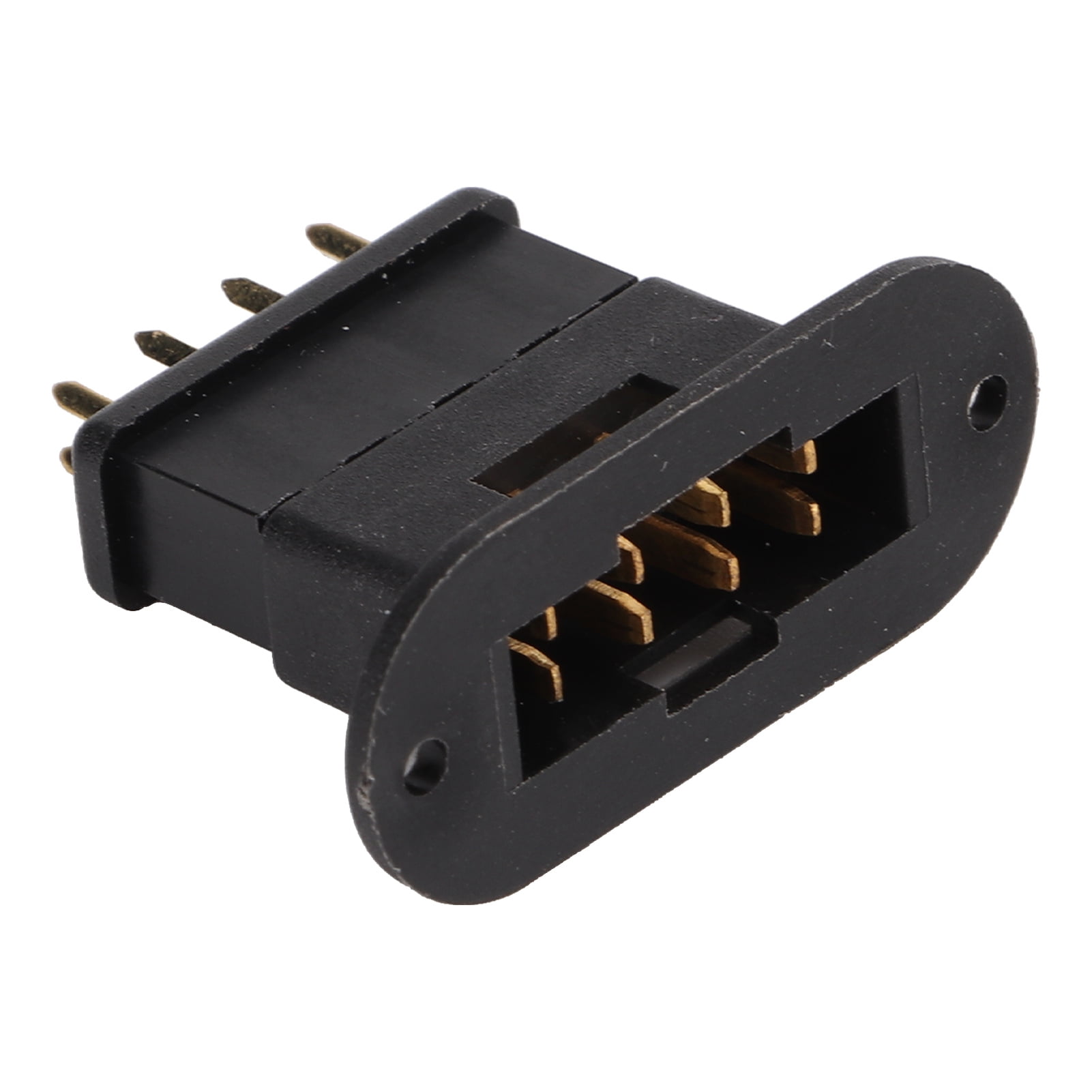 10Pcs 13.050 13.051 MPX Black Octagonal Plug Pure Copper Gold Plated ...