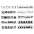 10Pcs 15X3cm Flower Leaf Star Plastic Embossing Folder DIY Craft ...