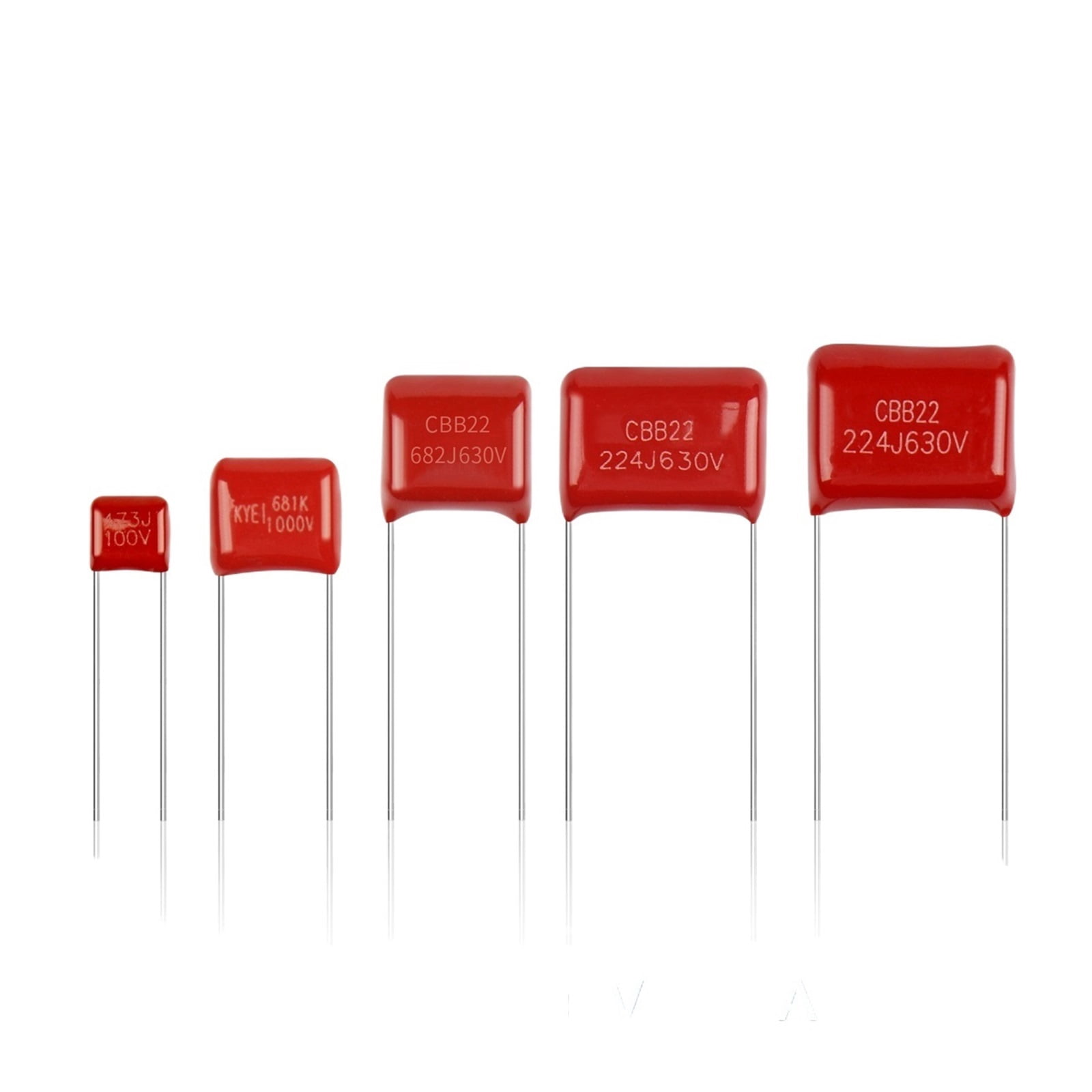 10Pcs 1600V CBB Polypropylene Film Capacitor P15/P20/P30 102 104 105 ...
