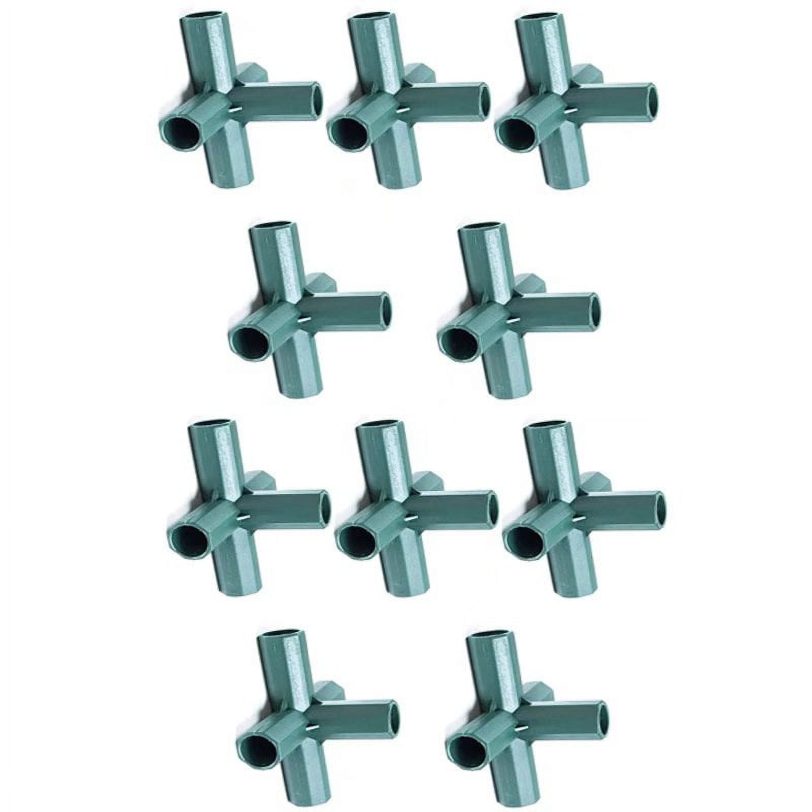 10Pcs 16mm Greenhouse Frame Connectors, 5 Way PVC Corner Connectors ...