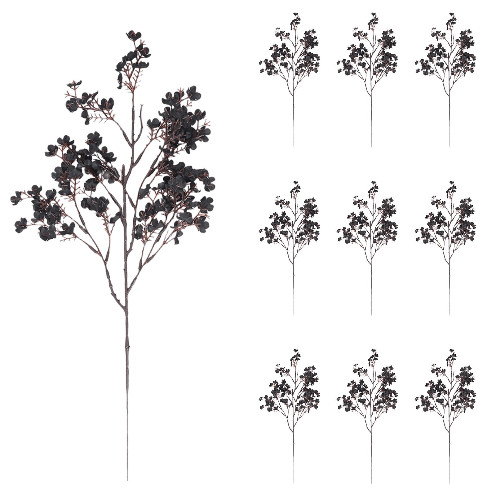 10Pcs 19.69in Zen Artificial Peach Blossom Branches - Realistic Flesh ...