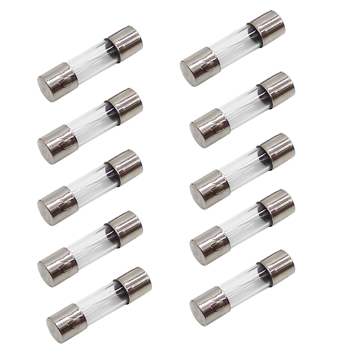 10Pcs 1A Fast Blow Fuse 1 Amp F1AL Fast Acting Fuse 250V Glass Fuse ...