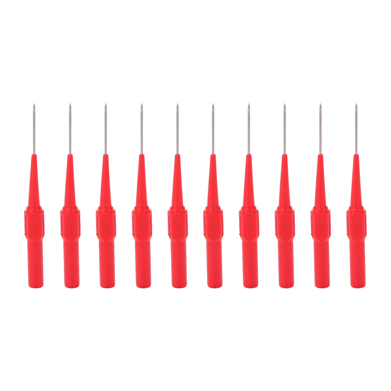 10Pcs 1mm Pen Point Puncture Free Wire Test Probe 4.0mm Jack Pin Seat ...