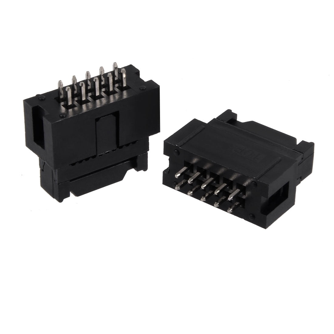 10Pcs 2.54mm Pitch 2x5-Pin 2 Row Straight Connector Female Pin Header ...