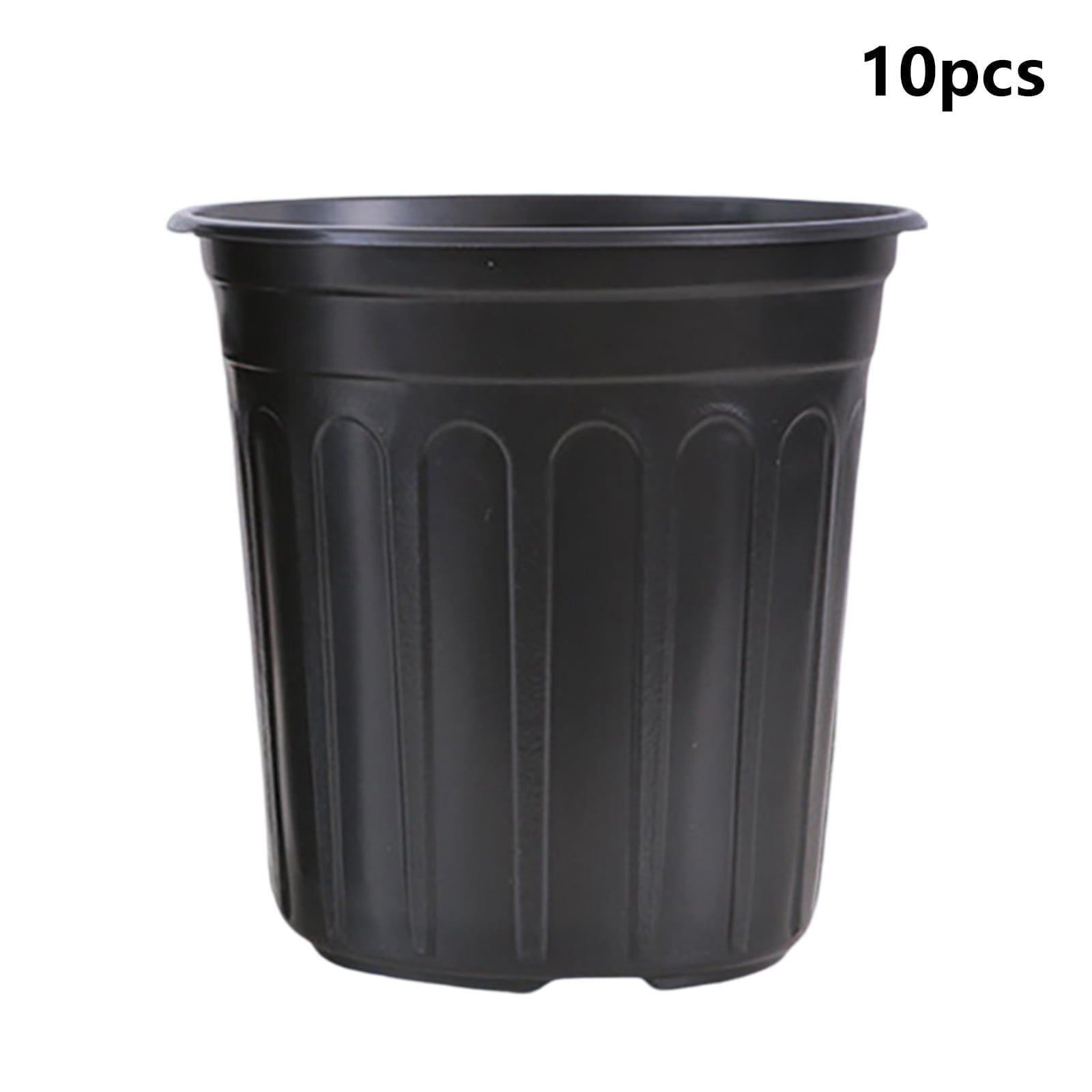 10Pcs 2 Gallon Nursery Pots with Drain Hole, Flexible 2 Gallon Pots for ...