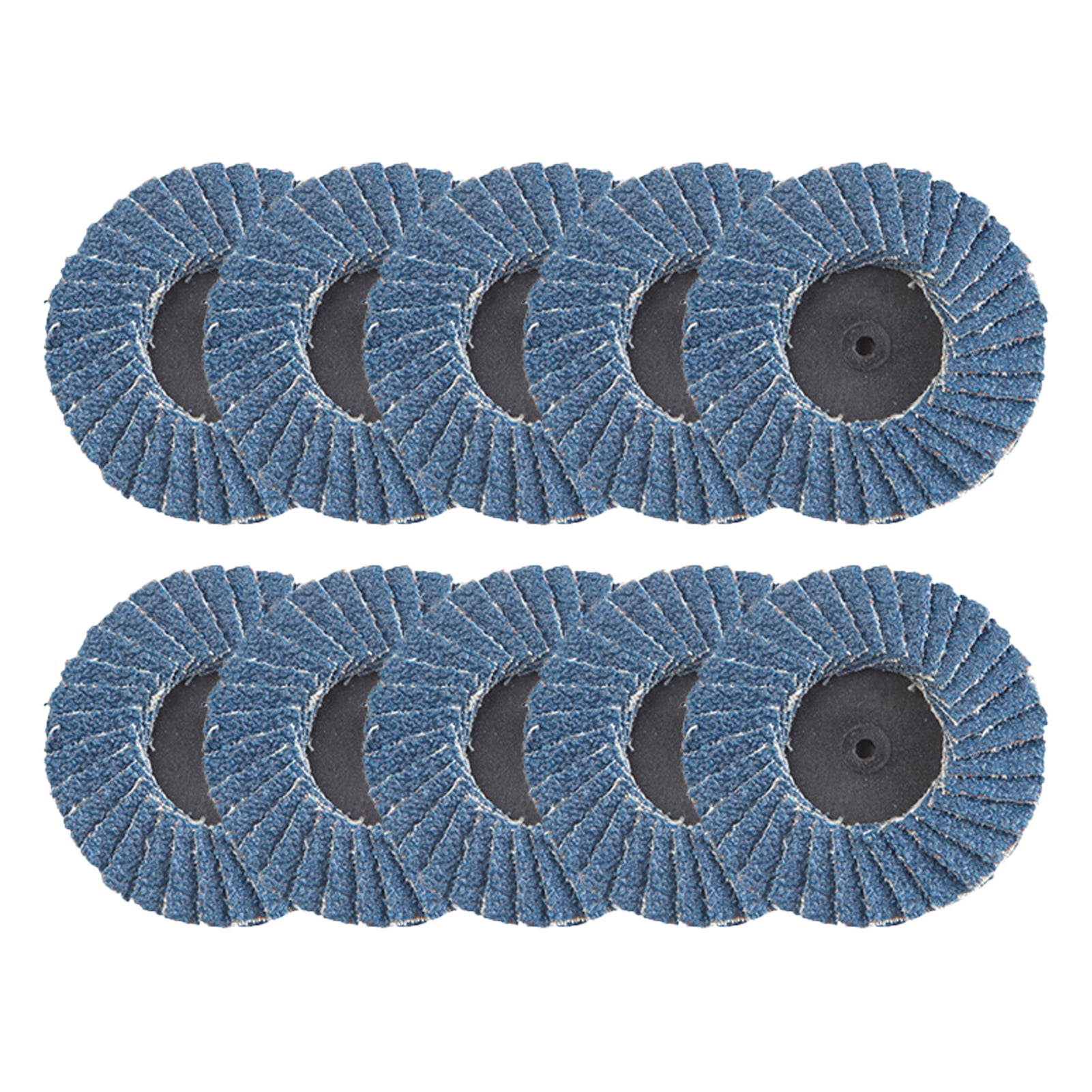 10Pcs 2 Inch Flap Discs Abrasion Resistant Smooth Grinding Stable 40/60 ...