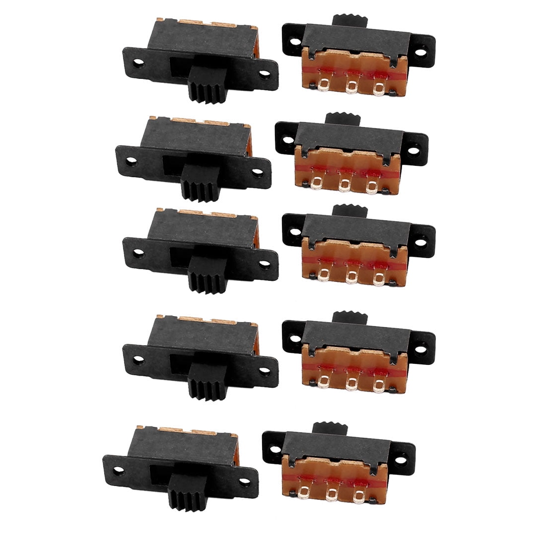 10Pcs 2 Position 3P SPDT Micro Laboratory Slide Switch Latching Toggle Switch - Walmart.com
