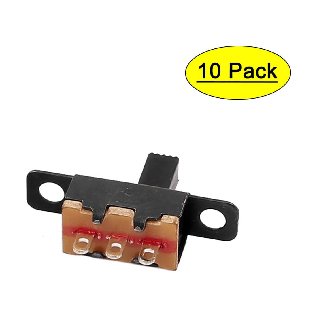 10Pcs 2 Position 3P SPDT Toggle Slide Switch On-Off PCB f DIY Making ...