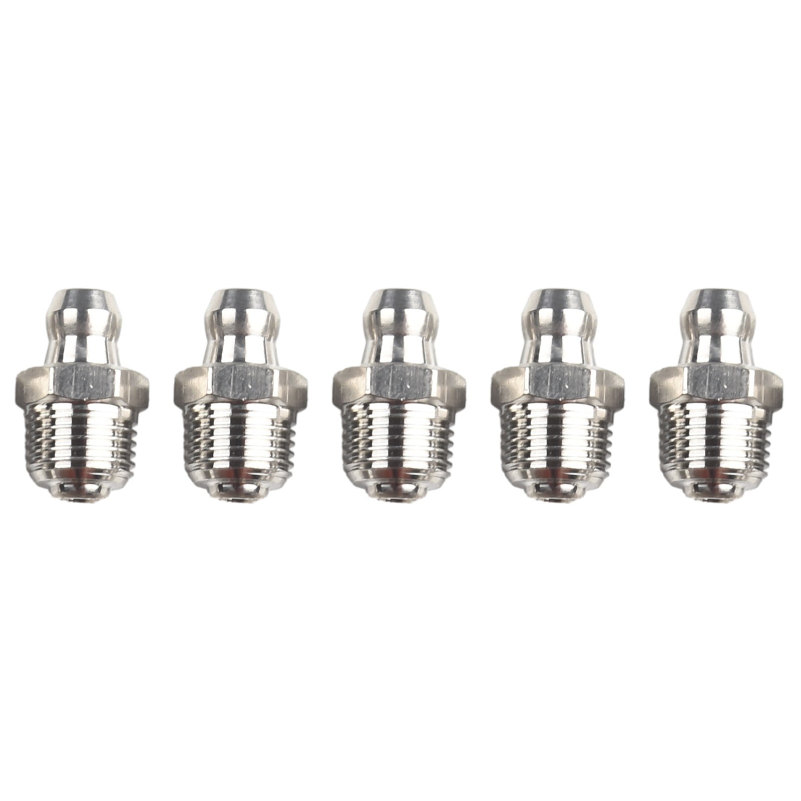 10Pcs 201 Stainless Steel Straight Hydraulic Grease Fitting M10 X 1Mm ...