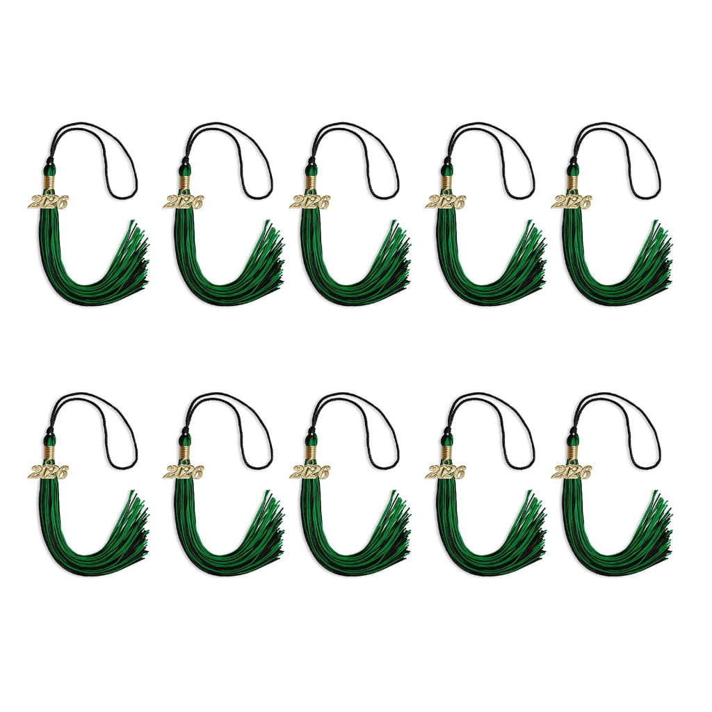 10Pcs 2026 Commencement Tassels With Year Charm Graduation Hat Tassels ...