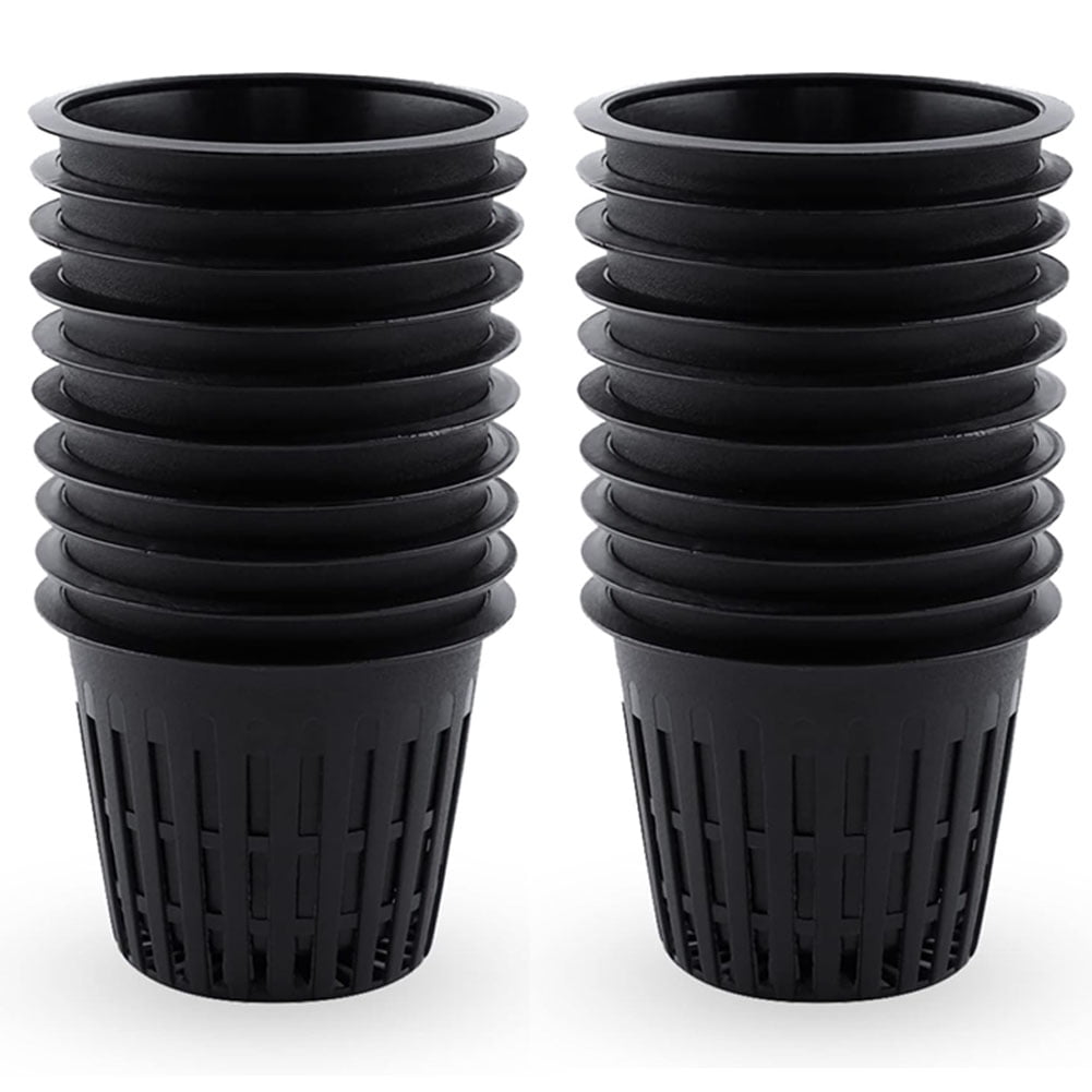 10Pcs/20Pcs/30Pcs 3 Inch Net Pots, Slotted Mesh Net Cups, Round Wide ...