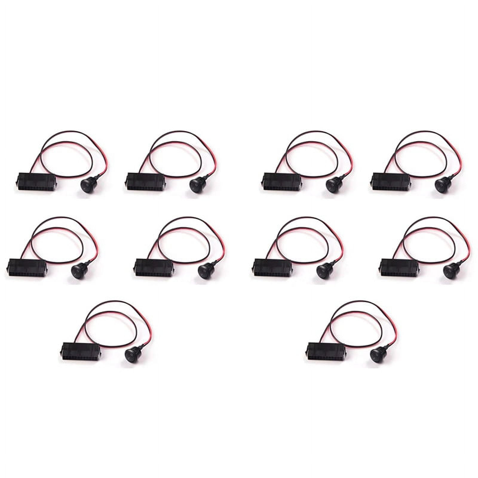 10Pcs 24-Pin Female ATX PSU Power Supply Switch Jumper ON/OFF Switch ...