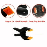 10Pcs 2In Spring Clamps Woodworking Tools Plastic Nylon Grip Cramps Jaw ...