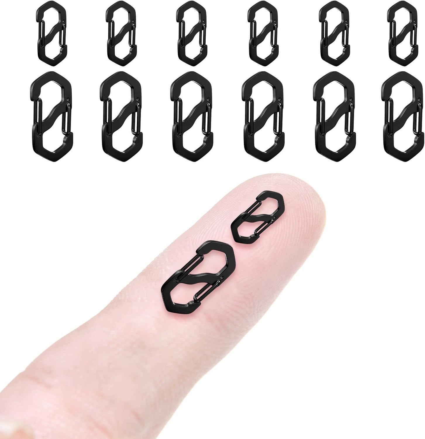 10Pcs 2Size Necklace Shortener Clasp Double Opening Lobster Clasp ...