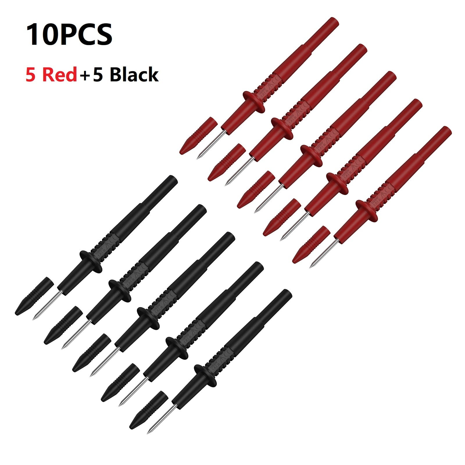 10pcs 2mm stainless steel wire needle with 4mm banana hole Multimeter ...