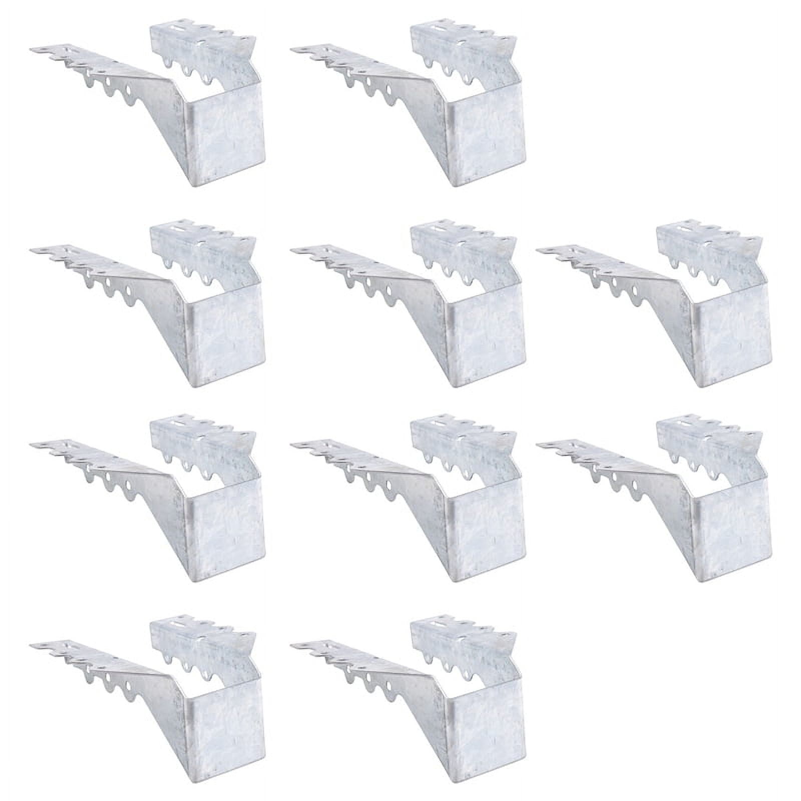 10Pcs 2x6 Joist Hanger,Gauge Double Shear Face Mount Joist Hanger ...