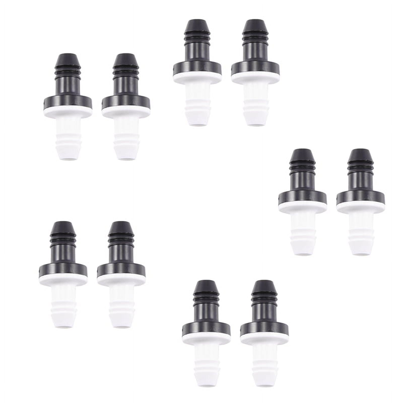 10Pcs 3/8 Inch 10mm Inline Abs One Way Water Non Return Check Valve for ...