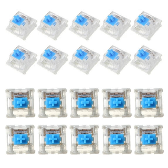 10Pcs 3 Pin Mechanical Keyboard Blue for Cherry MX Keyboard Tester Kit ...