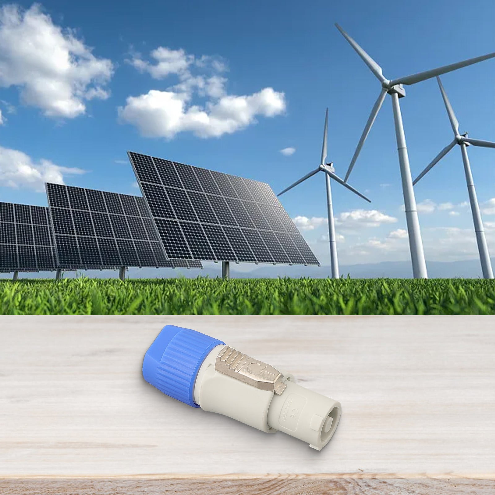 10Pcs 3-Pin Power Con Connector Male Speaker Plug 3-Pin Chassis Adapter ...