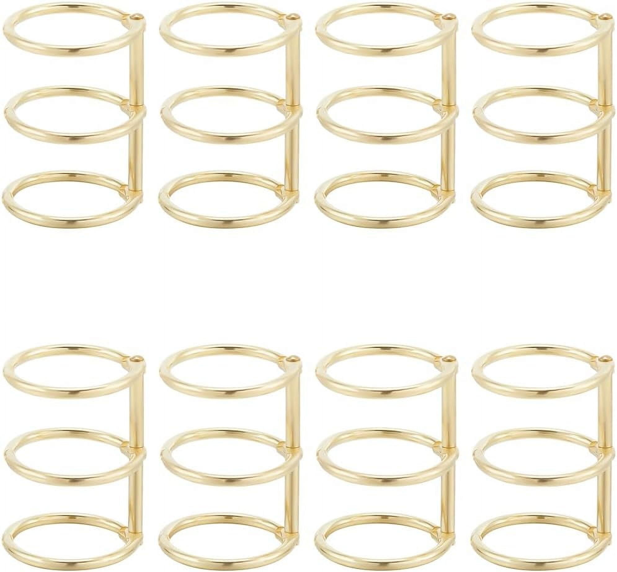 10Pcs 3 Rings Metal Loose Leaf Binders Book Rings 30mm Inner Diameter ...
