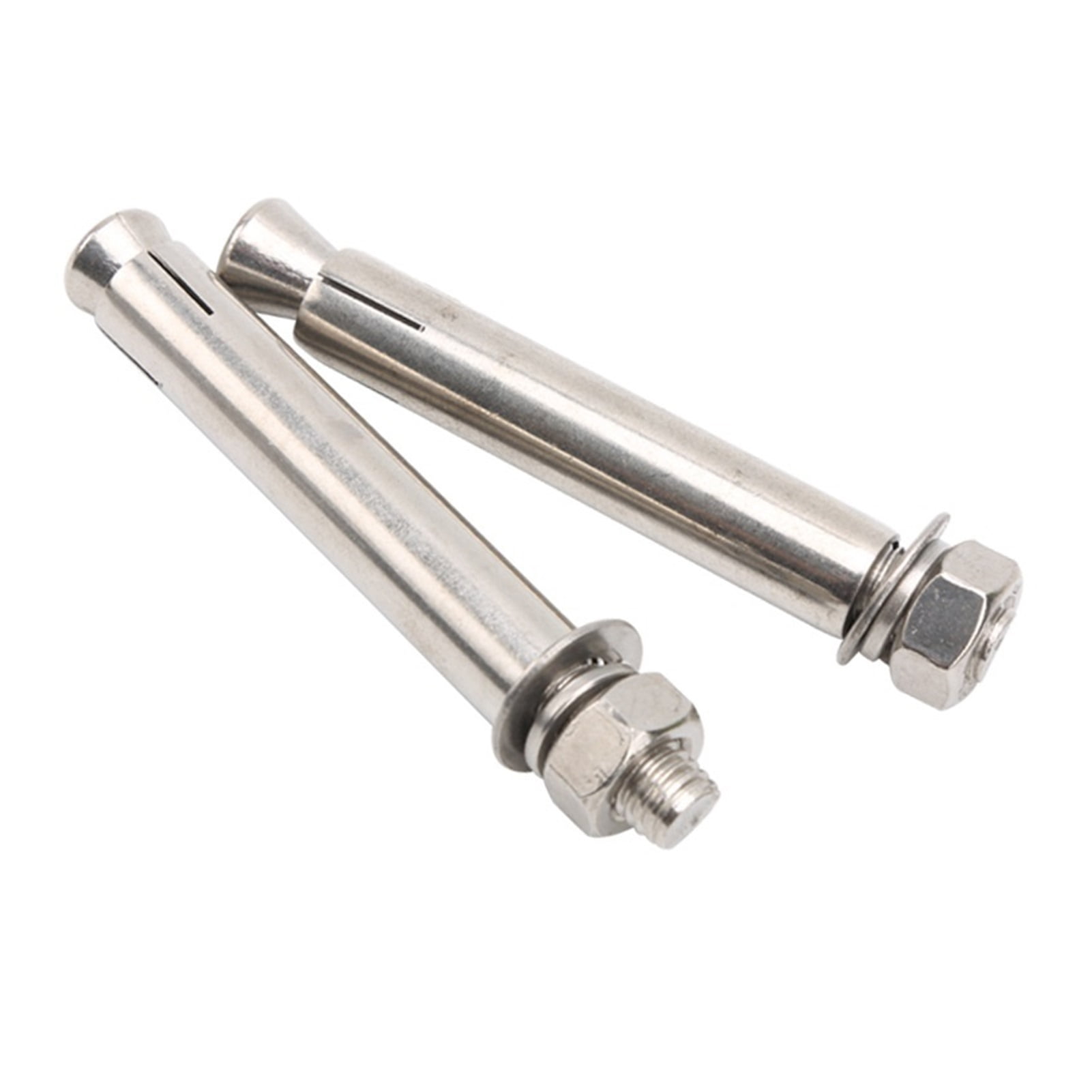 10Pcs 304 Stainless Steel Concrete Sleeve Anchor With Hex Nuts ...