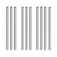 10Pcs 304 Stainless Steel Round Rod, 2.5mm Diameter Length 125mm Metal ...